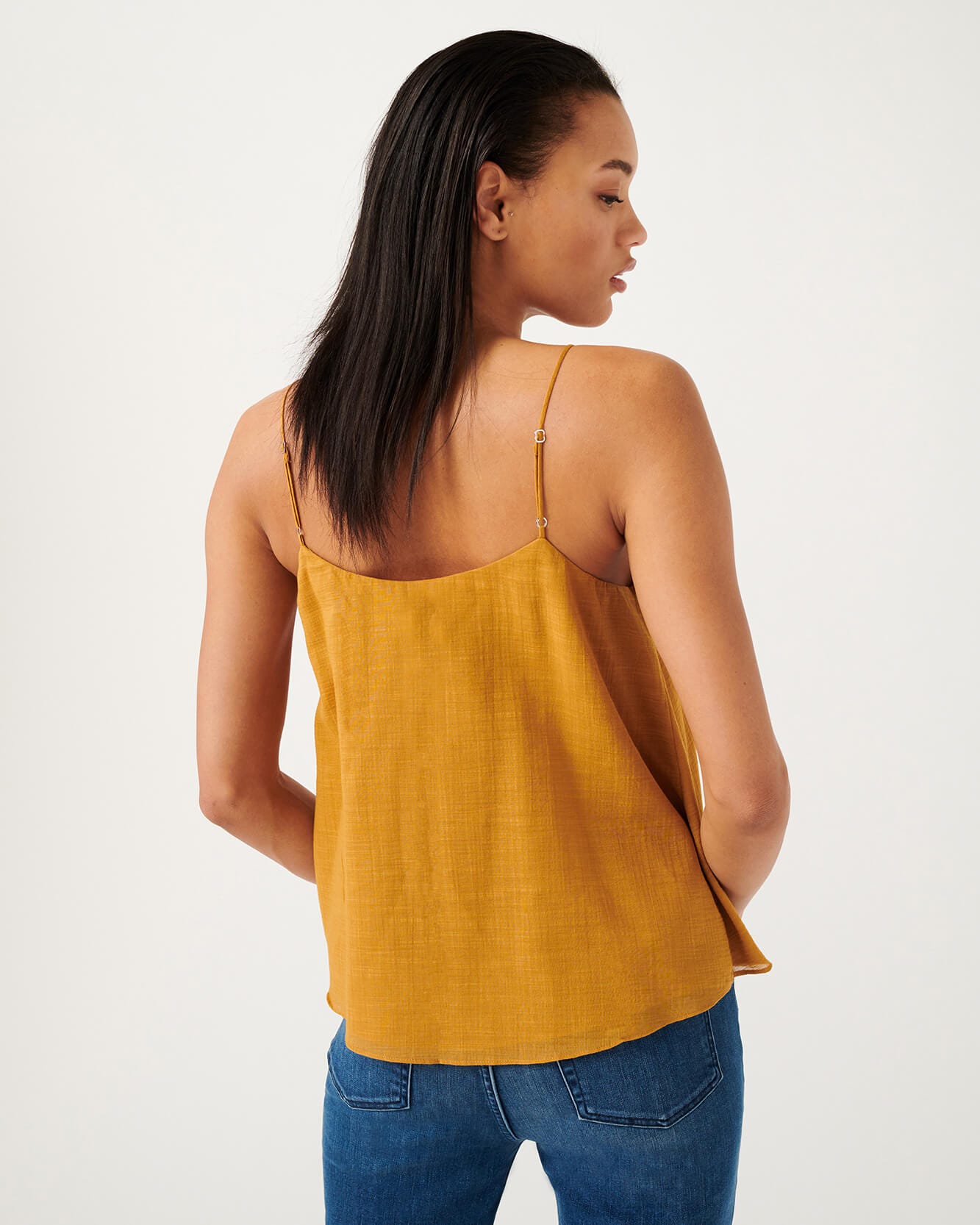 RUFFLE TANK MERROW EDGE