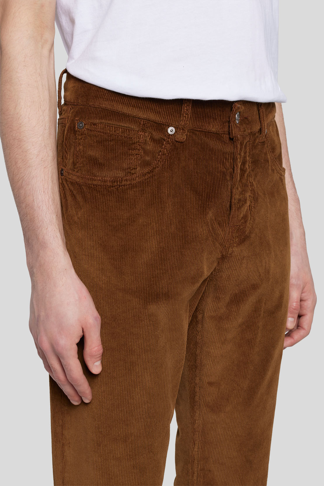 SLIMMY TAPERED CORDUROY DAPPER TAN