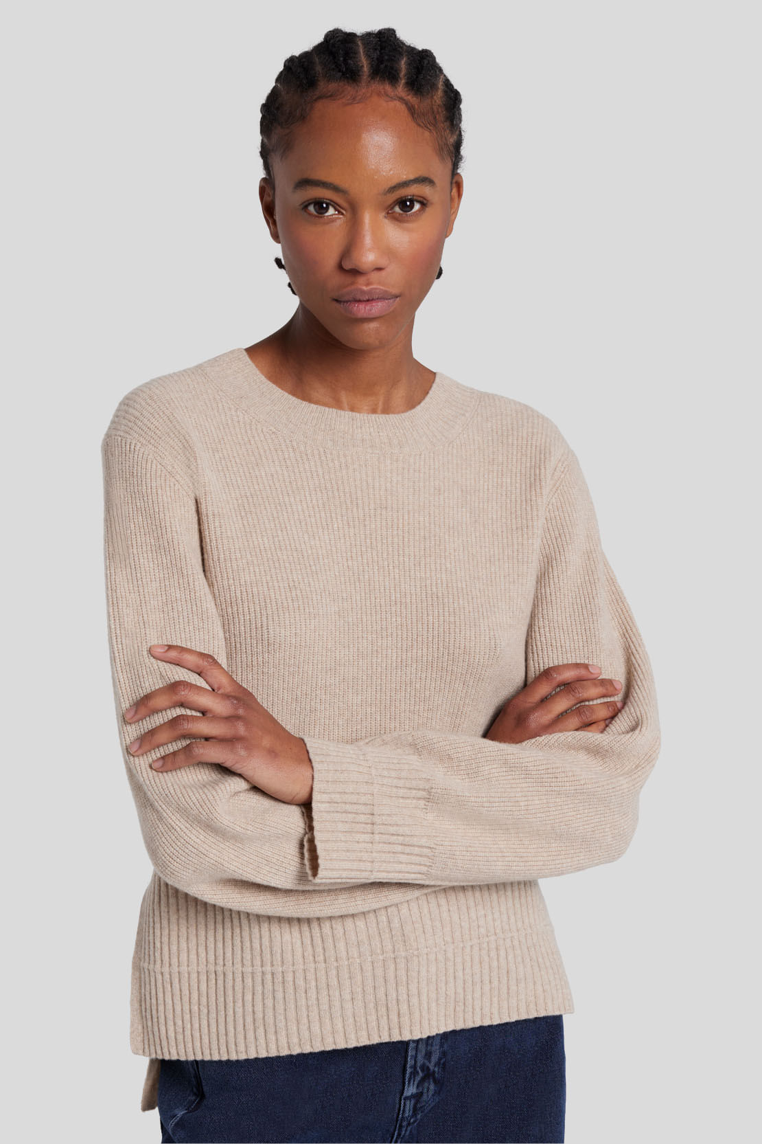 COZY SWEATER CASHMERE OATMEAL
